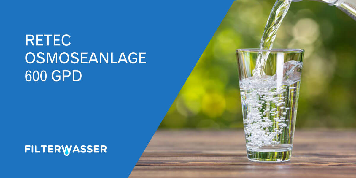 Retec Osmoseanlage 600 GPD Test